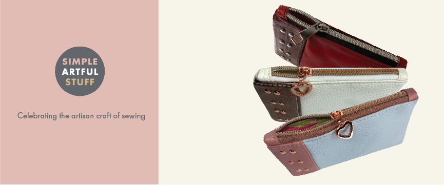 Simple Artful Stuff - Sewing patterns for small artisan-made bags.