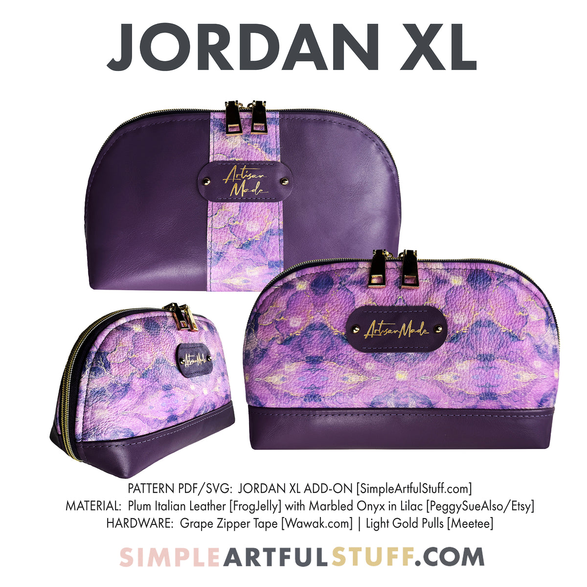 JORDAN CRAFT CASE | Pattern Add-On: X-Large – Simple Artful Stuff