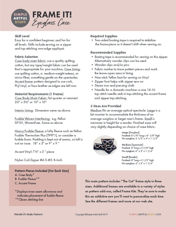 FRAME IT! MAIN PATTERN – Simple Artful Stuff